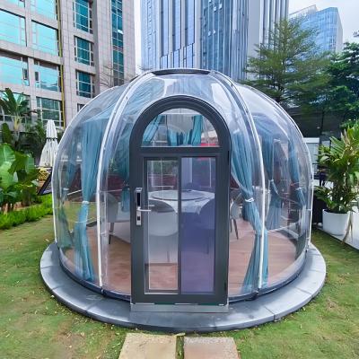 China Sunshade Green PC Outdoor Bubble Tents Rohs Compliant Water Treatment for sale