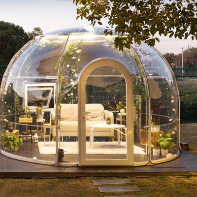 China Maintenance Free Outdoor Bubble Tents PC Clear Transparent Dome Sunshade Rohs Compliant for sale