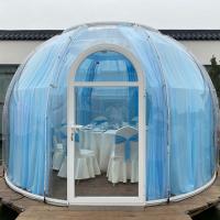 China Clear Igloo Bubble High Frequency Attenuation PC Clear Tents Connectable Rohs Compliant for sale