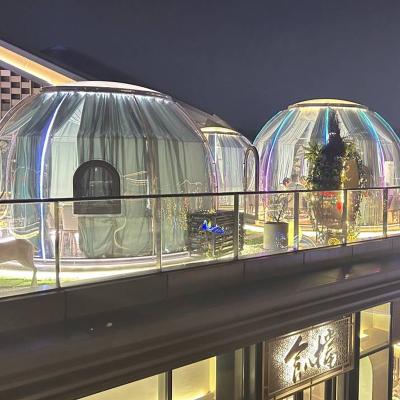 China Hall Effect Technology Igloo Bubble Tent 99 9 UV Resistance Transparent Dome Waterproof Rohs Compliant for sale
