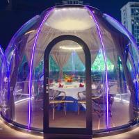 China Hall Effect Technology UV Resistance 99 9 Polycarbonate Dome Igloo Bubble Tent Waterproof Rohs Compliant for sale