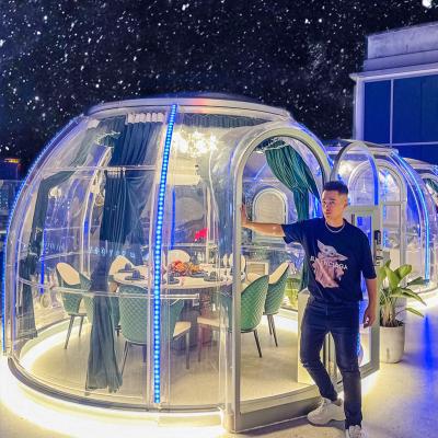 China Transparent PC Dome Ho Clear Transient Voltage Suppression Glamping Bubble Tent for sale