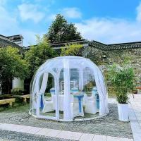 China PC Dome Ho Glamping Bubble Tent Electrostatic Discharge Protection for sale