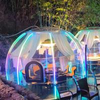 China Versatile Igloo Tent Clear Design Maintenance Free 6m Geodesic Dome for sale