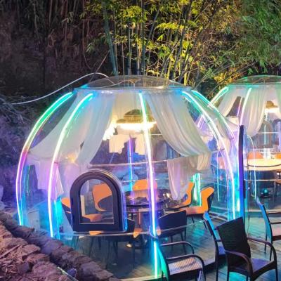China Versatile Igloo Tent Clear Design Maintenance Free 6m Geodesic Dome for sale