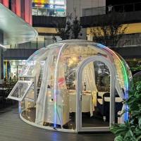 China Transparent Ho PC Transparent Geodesic Dome Rohs Compliant Transportation for sale