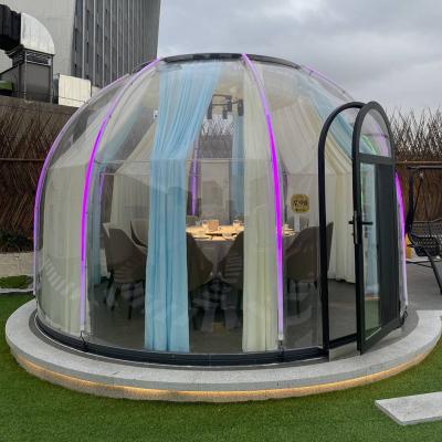 China Transparent Igloo Dome Low Leakage Transparent Igloo Tents Lodge Party Waterproof Rohs Compliant for sale