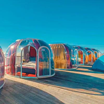 China Outdoor Polycarbonate PC 6m Geodesic Dome REACH Compliant Aerospace for sale