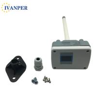 China 24VDC Power Supply 4-20 mA Duct Mount Air Transmitter Sensor with Customized Support for sale