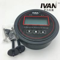 China 24V Power Supply Differential Pressure Switch with Gauge 4 Bits 0.8