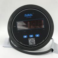 China 200mbar/20000Pa Digital Differential Pressure Gauge with Alarm and LED Display for sale