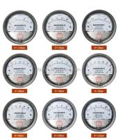 China Panel Mount 110mm Series 2000 Differential Pressure Gauge with and 1/8
