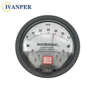 China Air Micro Pressure Differential Gauge For Customized Support OBM 20-140° F for sale