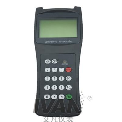 China Hand Held Hydraulic Flow Meter Ultrasonic Flowmeter with 7-digit Totalizer and Charger for sale