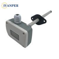 China Industrial RS485 4-20mA 0-10V Ducted Air Velocity Transducer for Wind Speed Sensor for sale