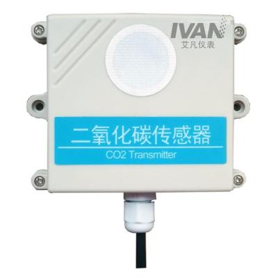 China Industrial Grade Wall Mount CO2 Sensor with Drift ±10ppm/year and Accuracy 40 3%MV ppm for sale