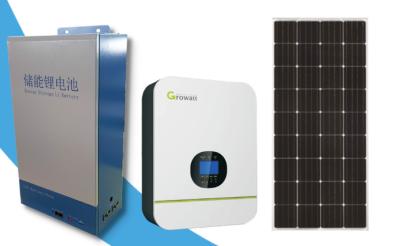 China 5KW Solar Backup Battery System with 20KWH Storage Capacity and 230VAC Output for Whole House Power for sale