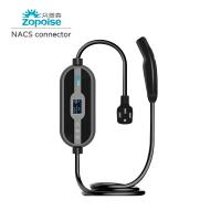 China Portable Electric Vehicle Charger ZA05 7kW 32A with OLED Display and OTA Upgrade for sale