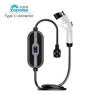 China Portable Electric Vehicle Charger ZA05 7kW 32A with OLED Display and OTA Upgrade for sale