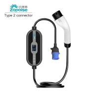 China Portable Electric Vehicle Charger ZA05 7kW 32A with OLED Display and OTA Upgrade for sale