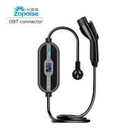 China Portable Electric Vehicle Charger ZA05 7kW 32A with OLED Display and OTA Upgrade for sale