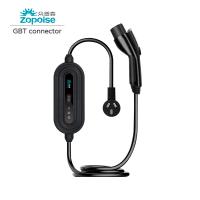 China ZA17 Portable EV Charger 9.6kW 40A with 5M 7M 10M Cable OLED Display IP66 for sale