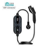 China ZA18 Portable EV Charger With 1.3 Inch OLED Display 4 Level Adjustable Current for sale