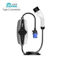 China ZA21 AC EV Charger 7kW 32A IP66 with 1.9 Inch LCD Display WiFi Bluetooth for sale