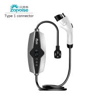 China ZA21 AC EV Charger 7kW 32A IP66 with 1.9 Inch LCD Display WiFi Bluetooth for sale