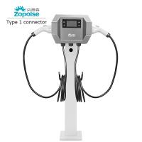 China ZB19 Dual Port AC EV Charger 14kW 44kW Plug and Charge with Load Balancing for sale