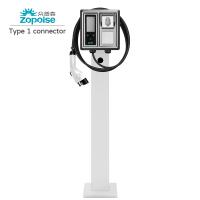 China ZB20 22kW AC EV Charger with 4.3 Inch Screen Load Balancing System OCPP1.6 for sale