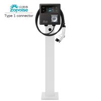 China ZB22 EV Wallbox Charger 7.2kW 32A with 4.3in Screen Real Time Monitoring for sale
