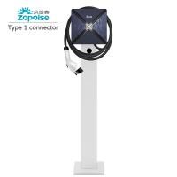 China ZB23 Wallbox EV Charger 22kW AC with 4.3 Inch Screen Real Time Monitoring IP65 for sale