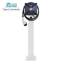 China ZB23 Wallbox EV Charger 22kW AC with 4.3 Inch Screen Real Time Monitoring IP65 for sale