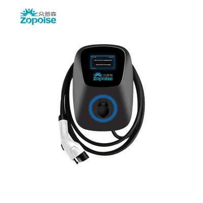China ZB04 Wallbox EV Charger Point with 4.3