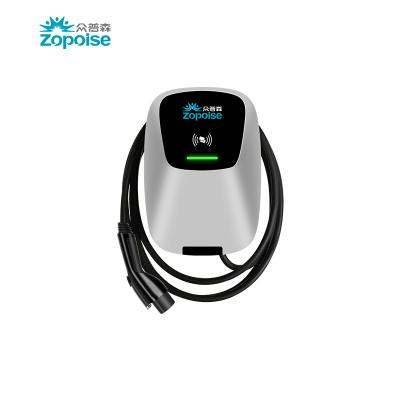 China Commercial EV Wallbox Charger 7kW 11kW 22kW CQC Certified AC Electric Vehicle Charger for sale