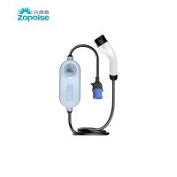 China ZA19 Portable EV Charger Type1 1.9 Inch LCD Display 5 Meter Cable 7kW 32A for sale