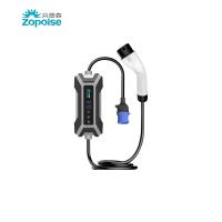 China 1.3 Inch OLED Display Portable EV Charger ZA08 7kW 32A with Remote O&M Platform for sale