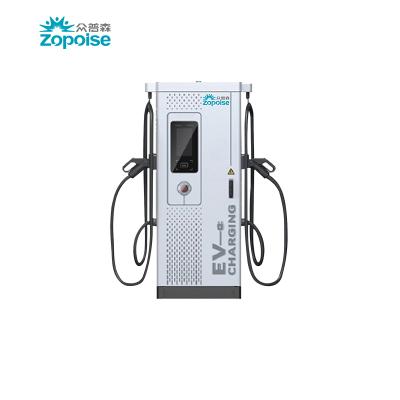 China ZPS120E 120kW DC EV Charger Air Cooling IP54 Dual Gun 10.1 Inch Touch Screen for sale