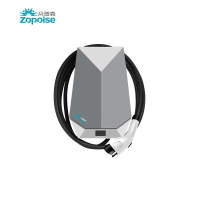 China ZB14 Plug and Charge EV Charger OCPP1.6 7kW to 22kW AC220V 380V IP65 for sale