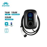 China ZB09 Wallbox EV Charger – OCPP 1.6, 7–11kW, 250–480VAC for sale