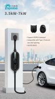 China ZA05 European Edition – Type 2 Portable EV Charger with CE Certification, OLED Display & 4‑Step Adjustable Current for sale