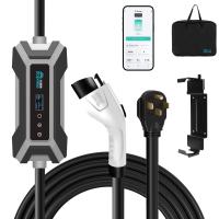 China ZA08 European Edition – Type 2 Portable EV Charger with 1.3″ OLED Display, 11kW 3‑Phase Support & Remote O&M Platform (CE & TÜV Certified) for sale