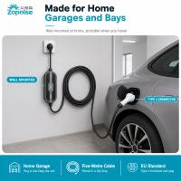China ZA05 European Edition – Type 2 Portable EV Charger with CE Certification, OLED Display & 4‑Step Adjustable Current for sale