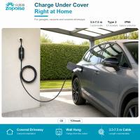 China ZA05 Global Portable EV Charger – Type 1 & Type 2, ETL & CE, Intelligent Temp Control for sale