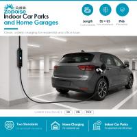 China 22kW Portable EV Charger with Type 1 & Type 2 Connectors and 1.9-inch LCD Display for Global Charging for sale