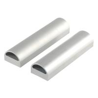 China Industrial Extruded Aluminum Channel Semicircular Track OD 16-80mm High Precision A6063 for sale
