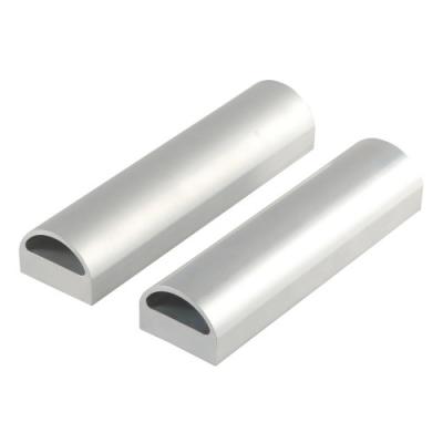China Industrial Extruded Aluminum Channel Semicircular Track OD 16-80mm High Precision A6063 for sale