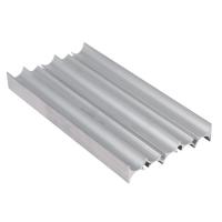 China Custom Slotted Aluminum Extrusion Profile Anodised Alloy Tube OD 16-80mm A6063 T5 for sale