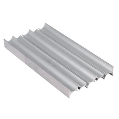 China Custom Slotted Aluminum Extrusion Profile Anodised Alloy Tube OD 16-80mm A6063 T5 for sale